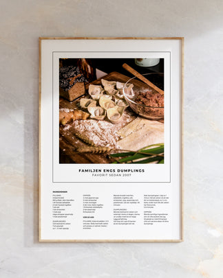 Matminnen (ditt eget foto och recept) – ReceptPoster.se