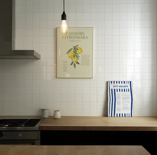 Personlig poster med eget recept: Randig – ReceptPoster.se